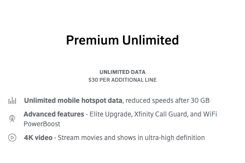Xfinity Mobile Has a New $50 Plan With 100GB of 5G Data, 4K Streaming ...
